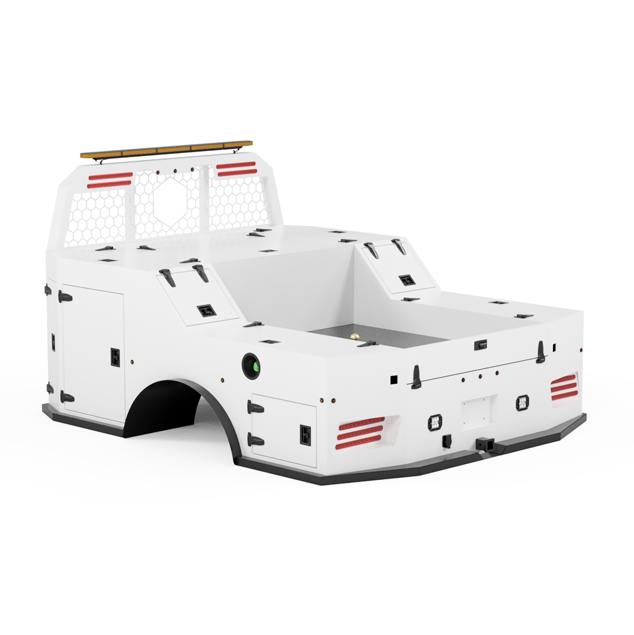 UNIVERSAL 60"CA Chassis-Cab 3500/5500 Utility Bed W/ Front Boxes ...