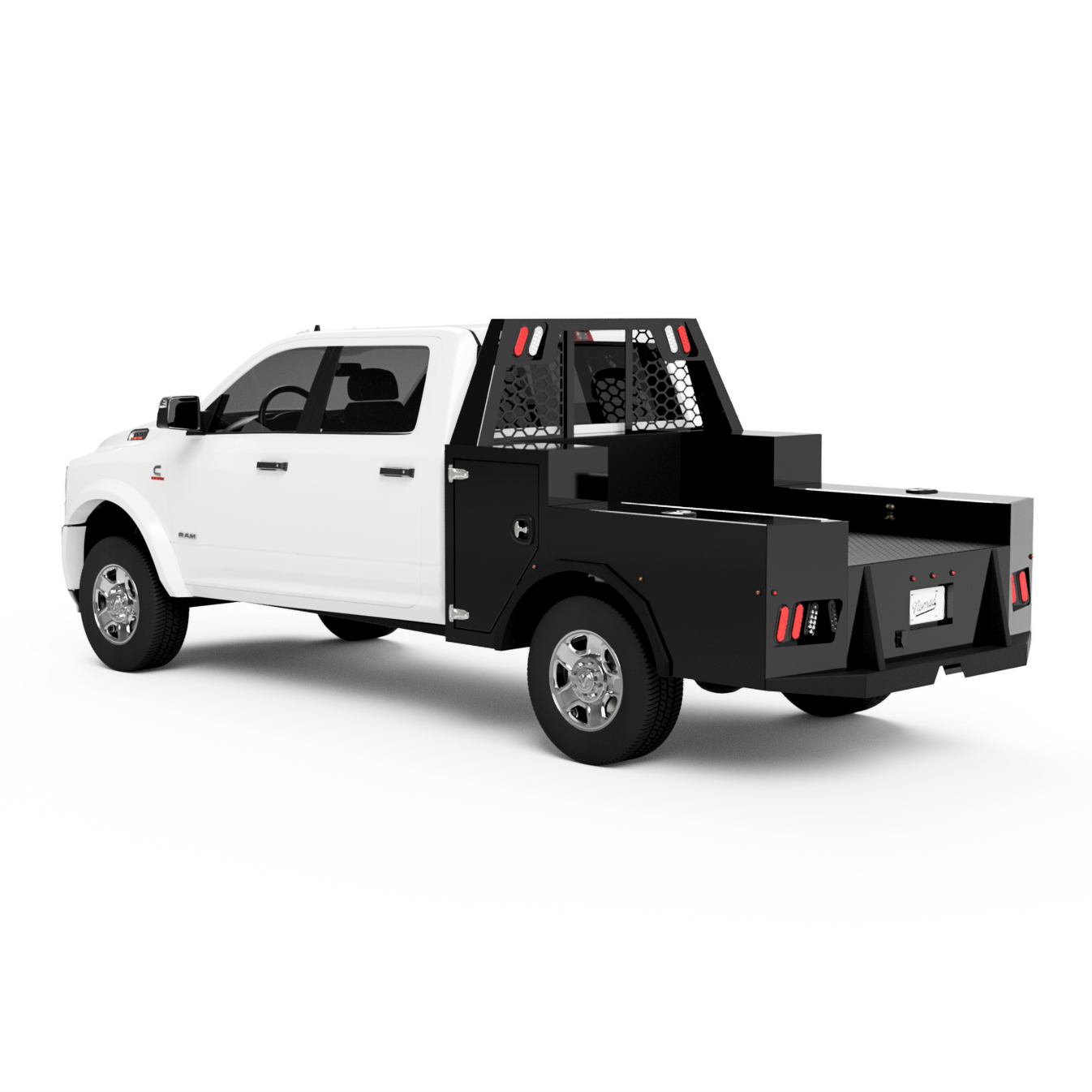 2003-2025 Ram 2500/3500 Flatbed W/ Deck-Side Boxes – nomadflatbeds