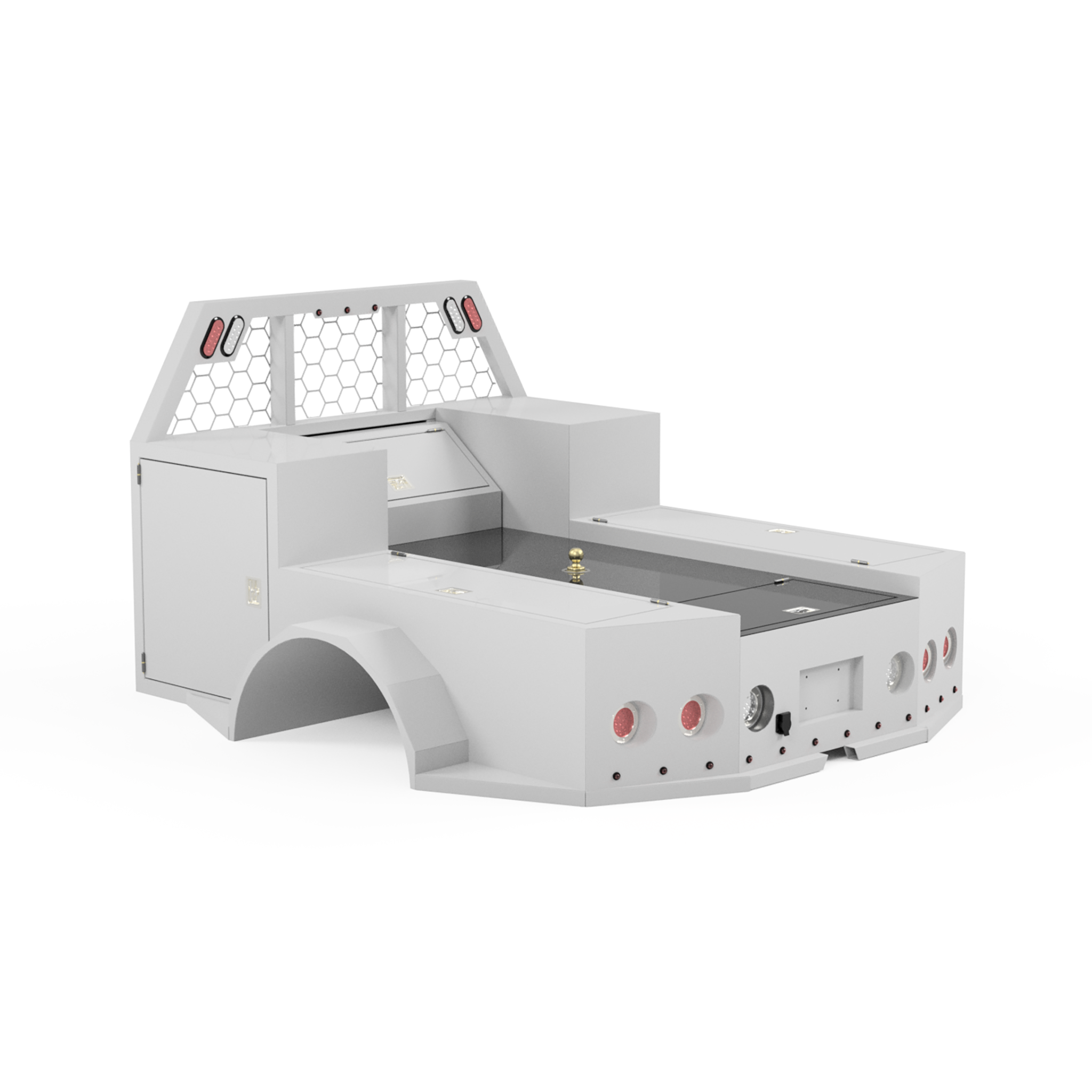 1999-2024 Ford F-350/F-450 Utility Bed W/ Headache Rack – nomadflatbeds