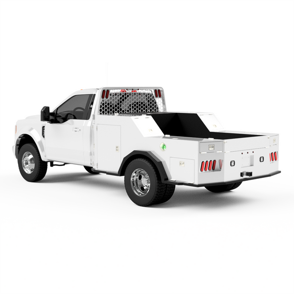 Universal 60ca Chassis Cab 35005500 Utility Bed W Deck Side Boxes
