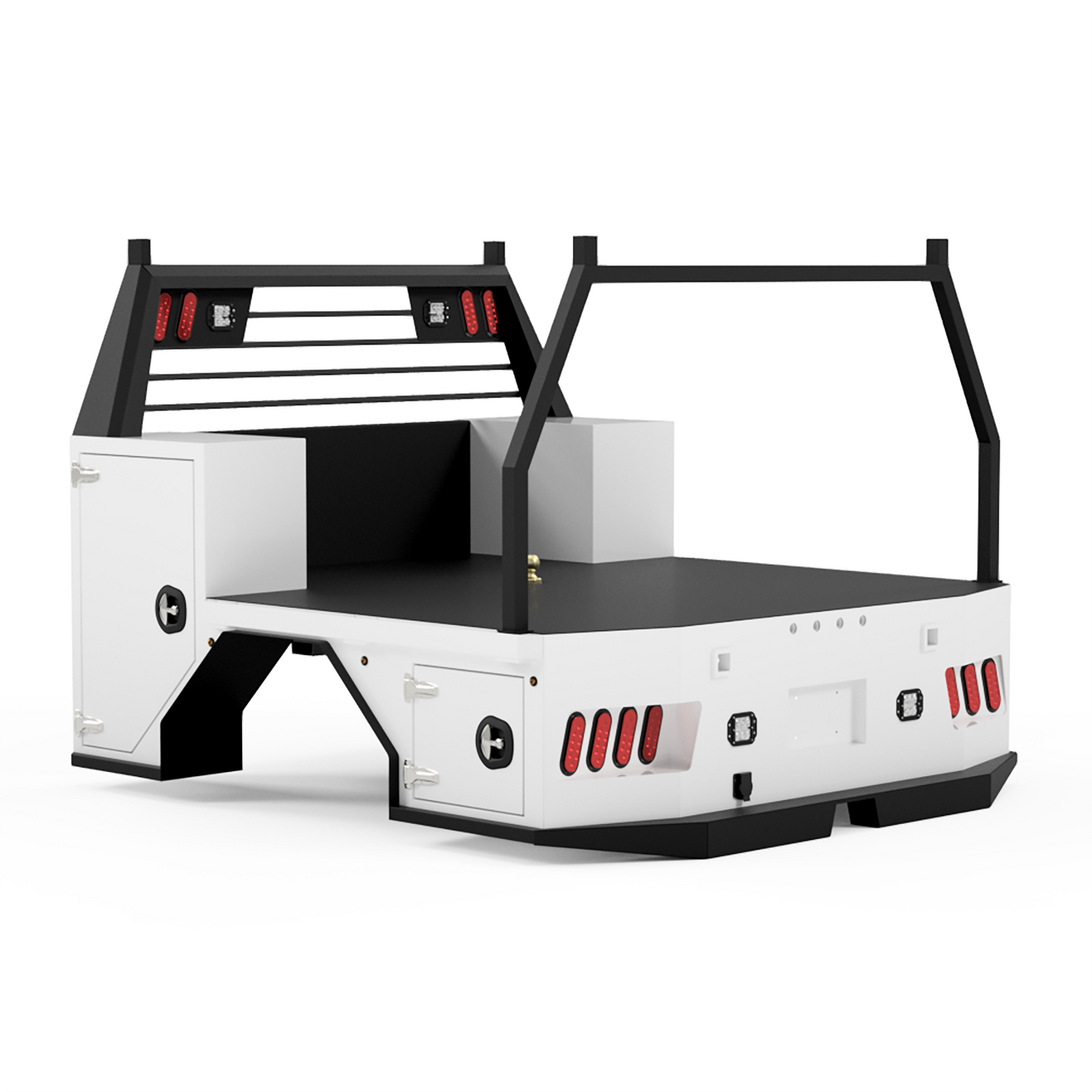 1999-2025 Ford F-250/F-350 Flatbed W/ Large Front Boxes – nomadflatbeds