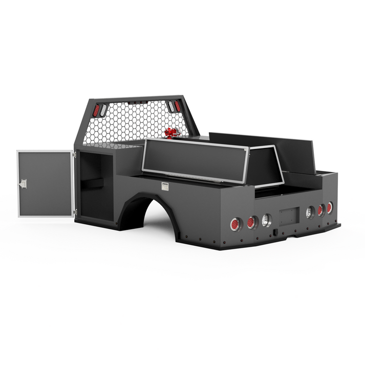 2003-2025 Ram 2500/3500 Utility Bed W/ Headache Rack – nomadflatbeds