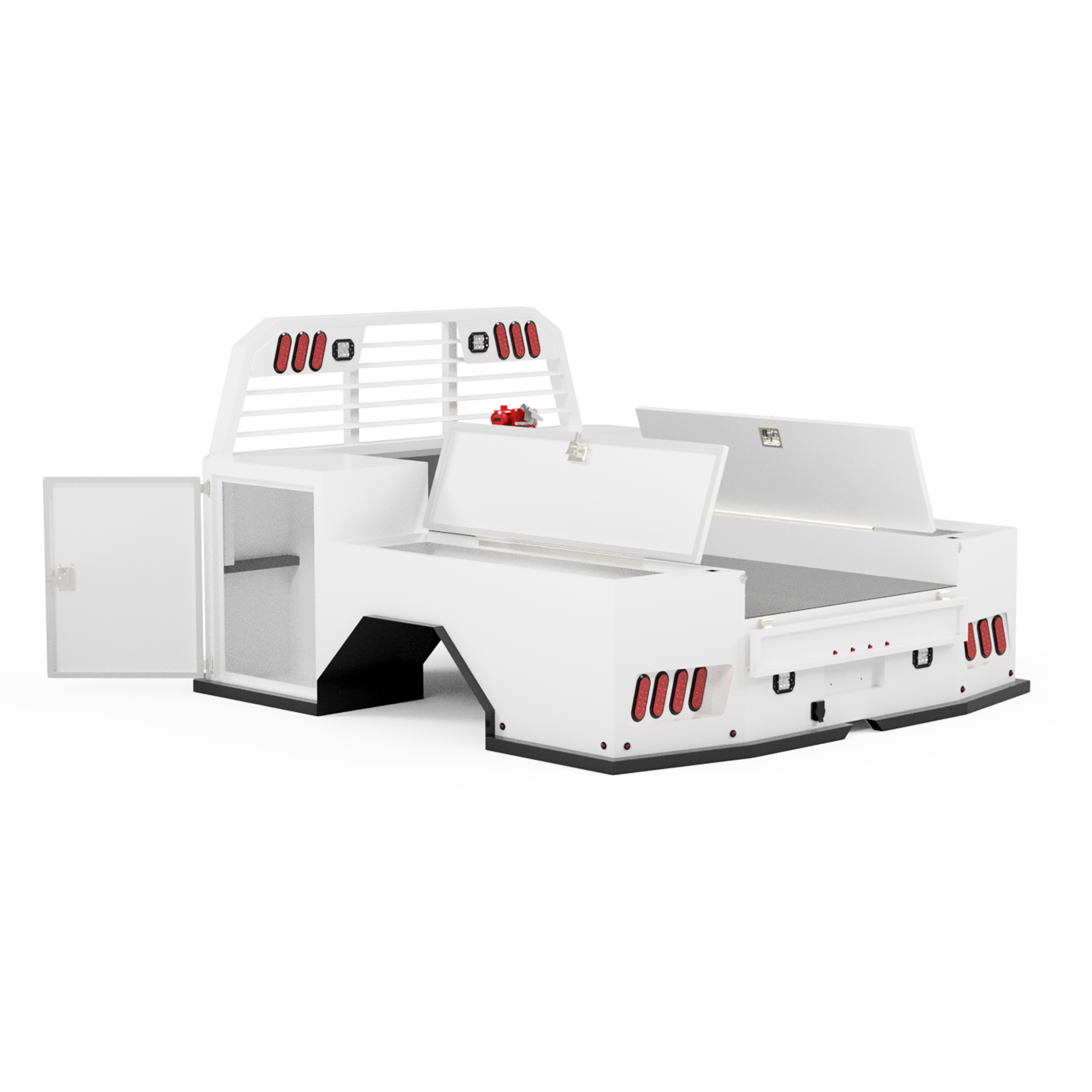 2003-2025 Ram 3500 Utility Bed W/ Deck-Side Boxes – nomadflatbeds