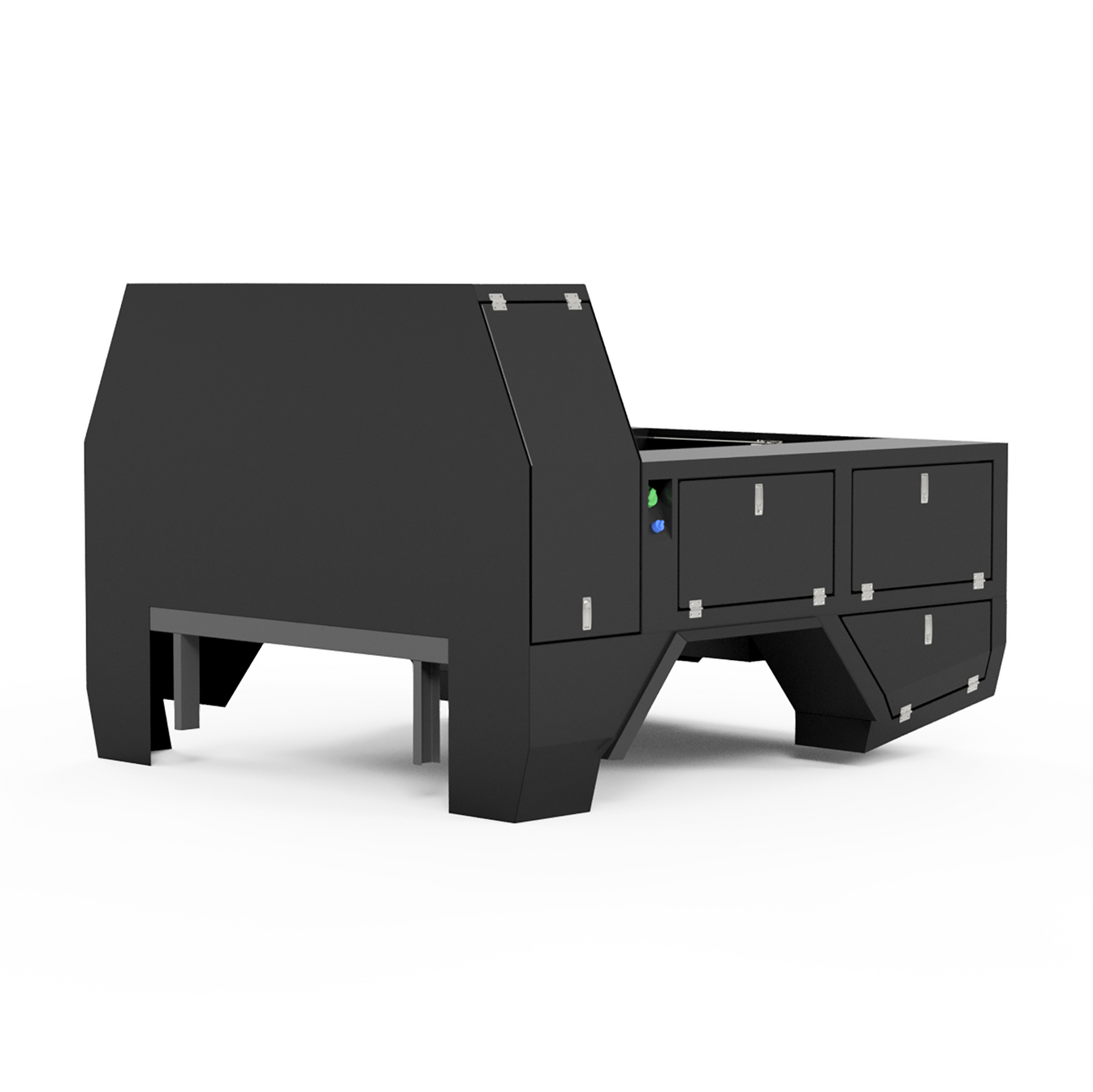 2003-2025 Ram 2500/3500 Utility Bed W/ Large Front Box – nomadflatbeds