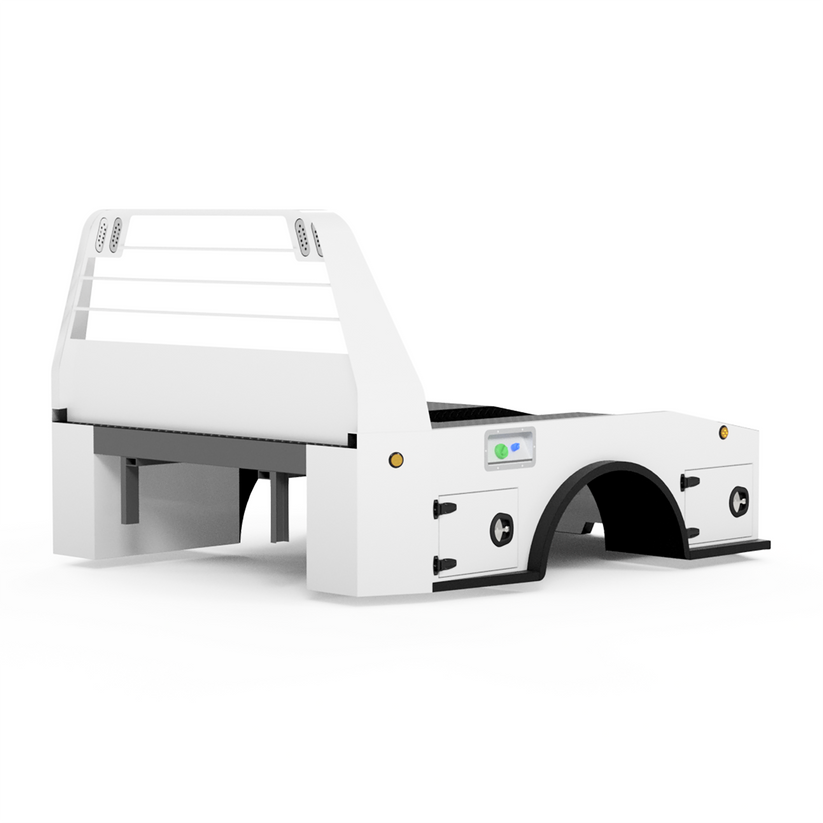 1999-2025 Ford F-350/F-450 Flatbed W/ Hauler Trough – nomadflatbeds