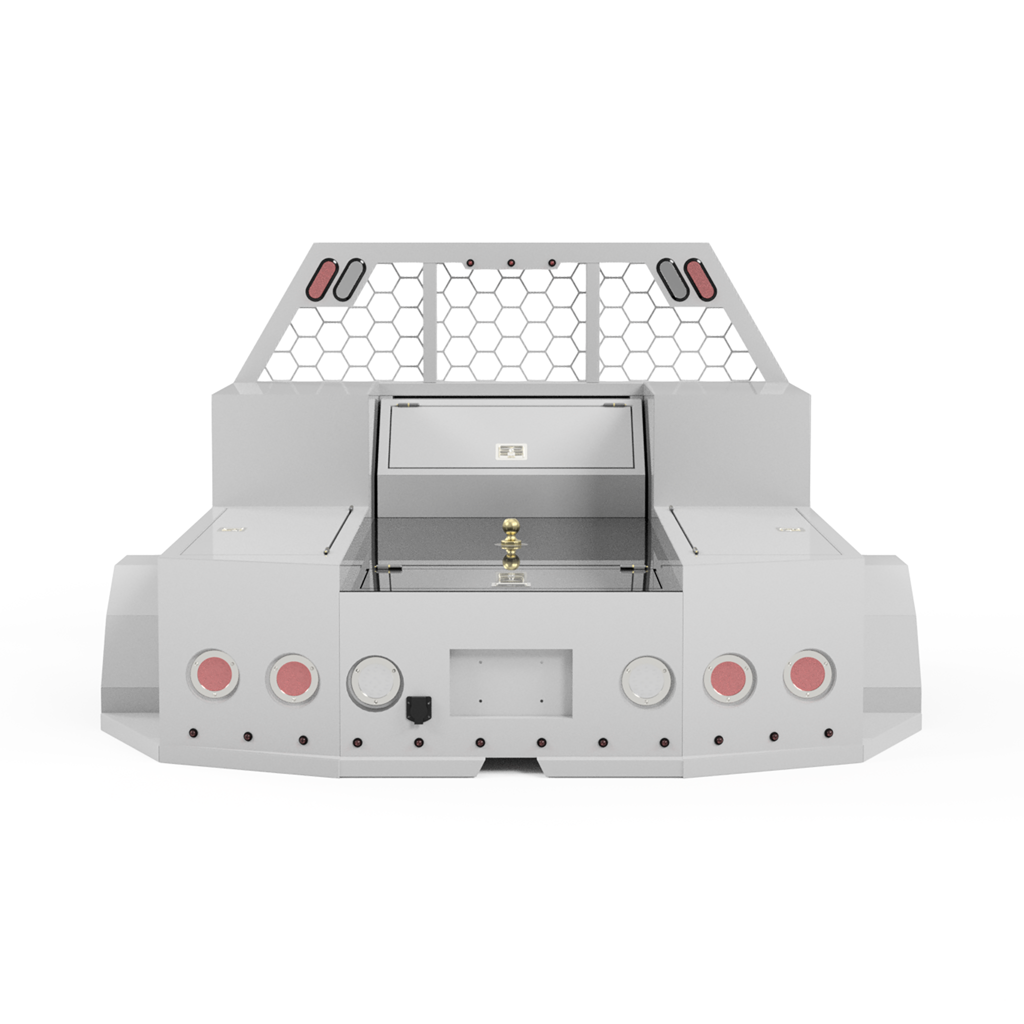 1999-2024 Ford F-350/F-450 Utility Bed W/ Headache Rack – nomadflatbeds