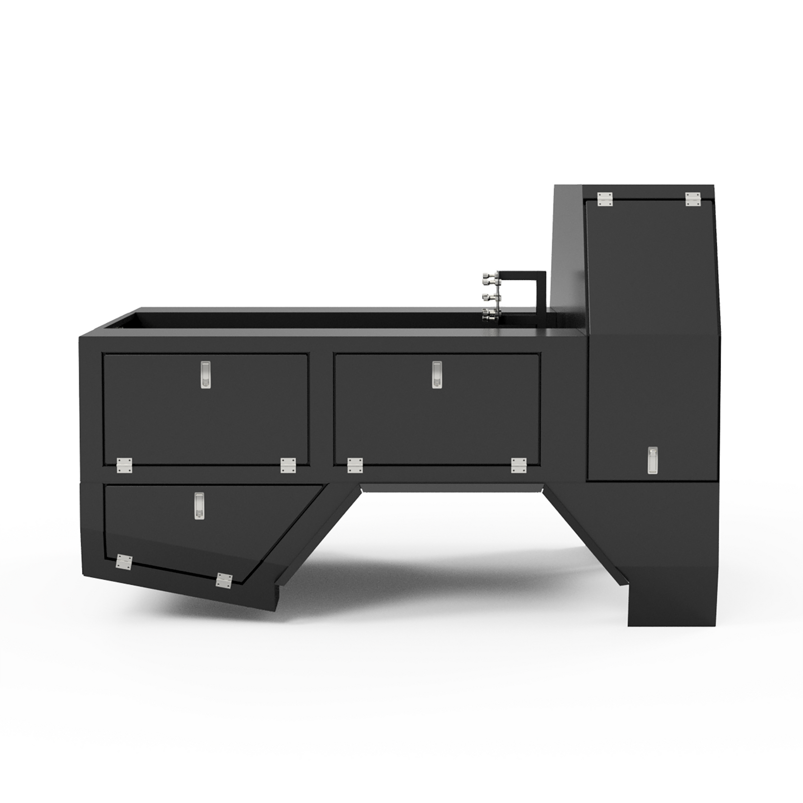 2003-2025 Ram 2500/3500 Utility Bed W/ Large Front Box – nomadflatbeds