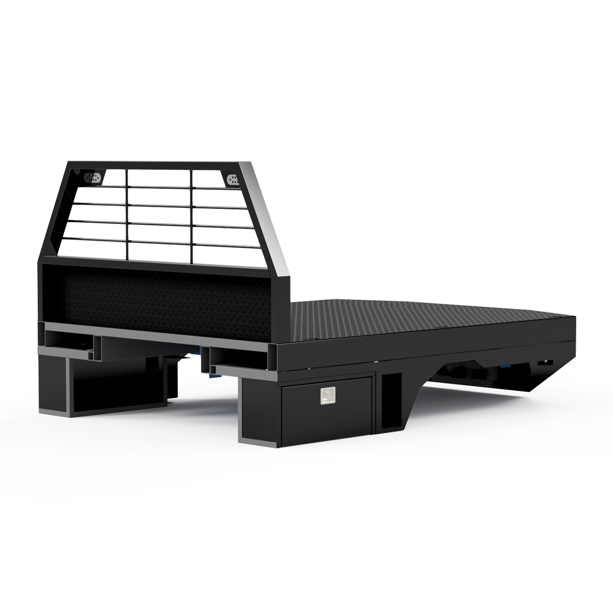 1999-2025 Ford F-250/F-350 Flatbed W/ 5-Ton Dump Bed Kit – nomadflatbeds