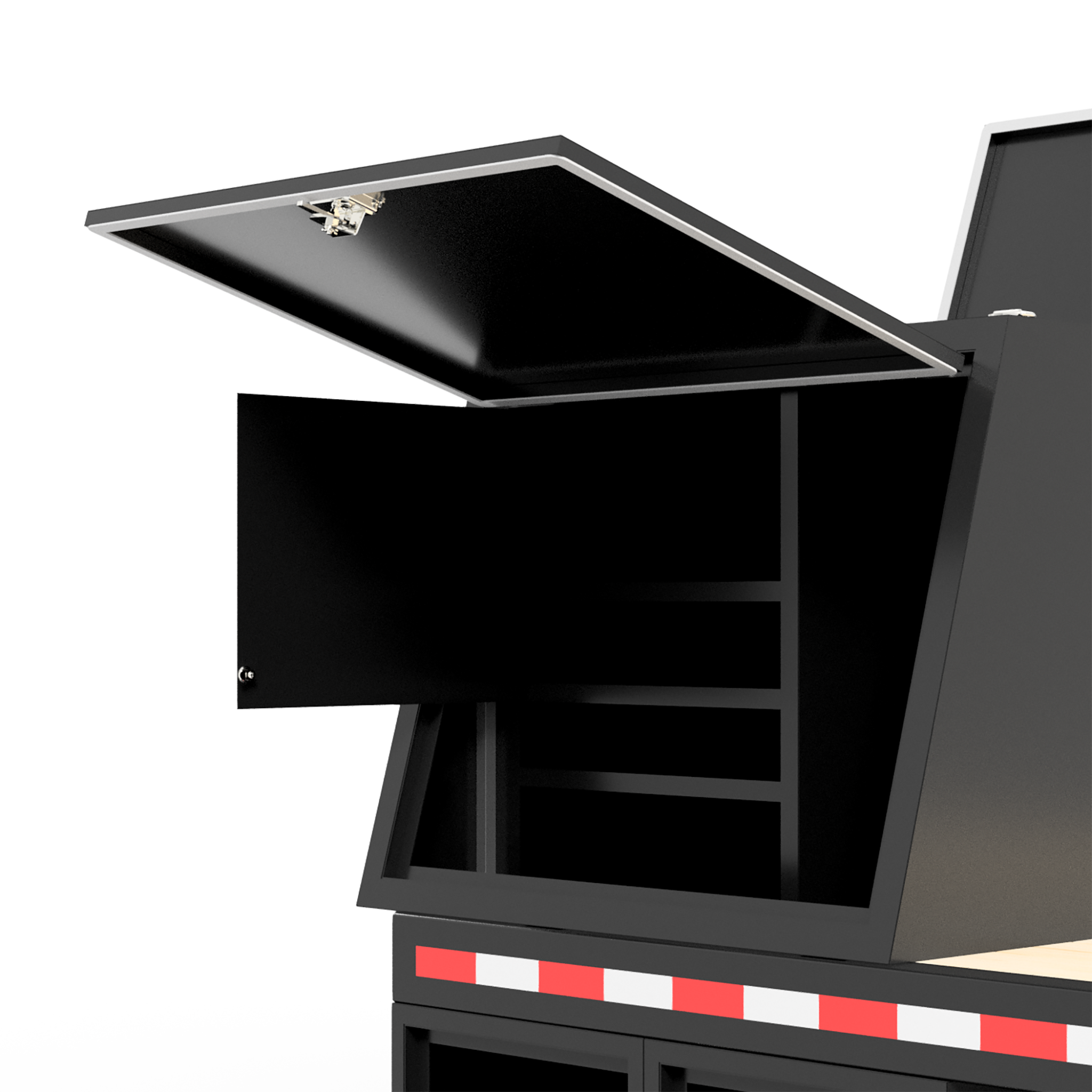 Universal 84ca Chassis Cab 45005500 Welding Bed W Front Cabinet Nomadflatbeds