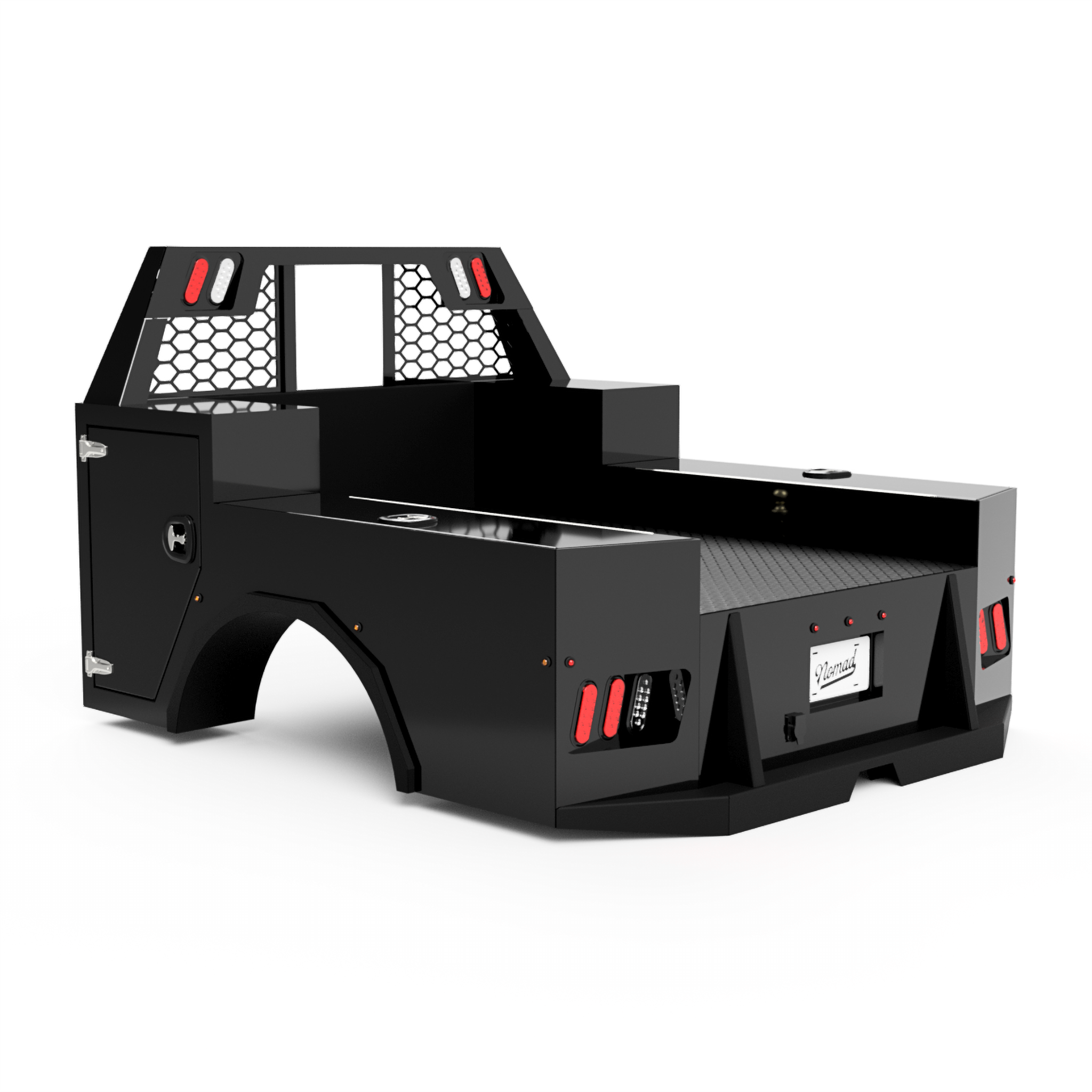 GM 2500/3500 Utility Bed W/ Deck-Side Boxes – nomadflatbeds