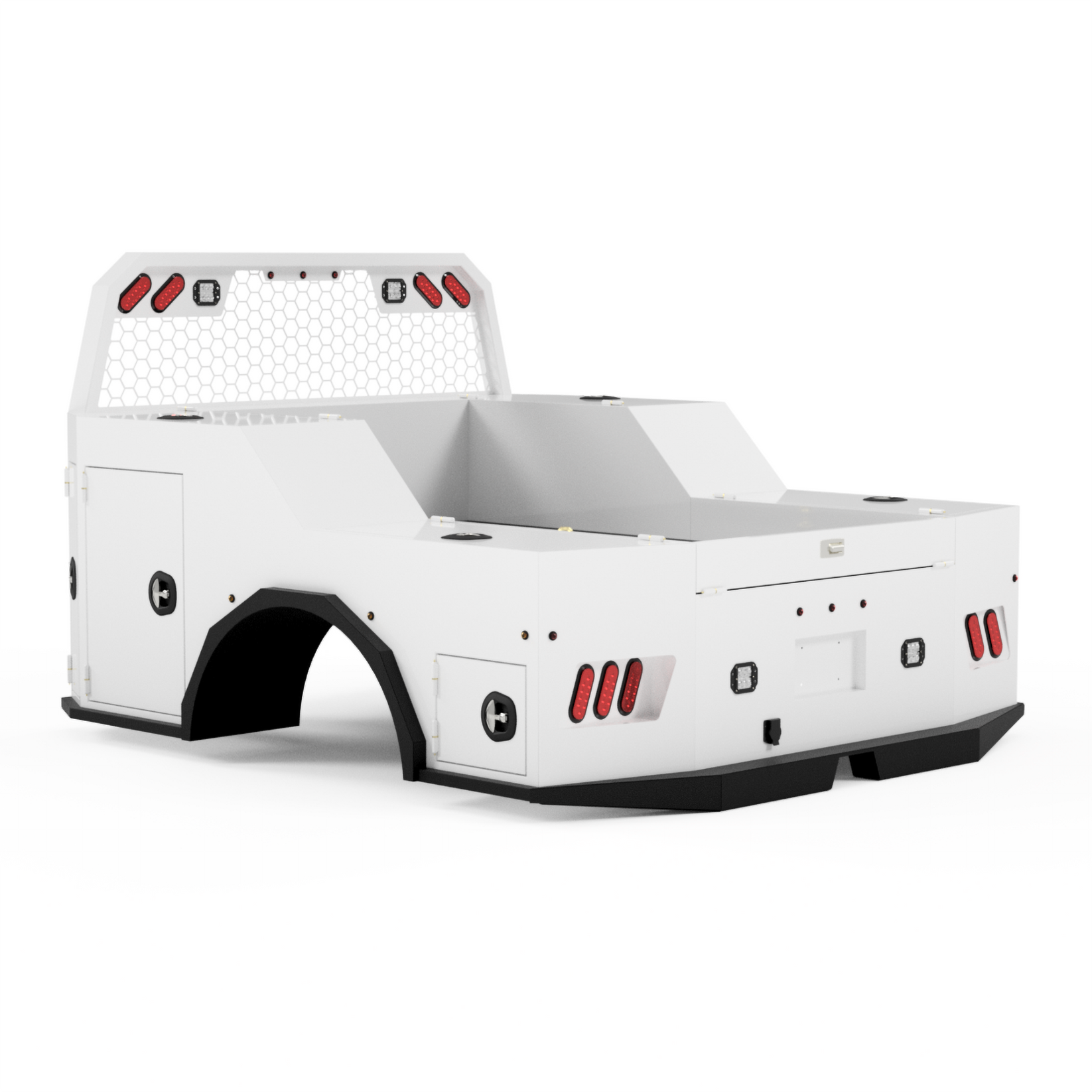 1999-2024 Ford F-350/F-450 Utility Bed W/ Deck-Side Boxes – nomadflatbeds